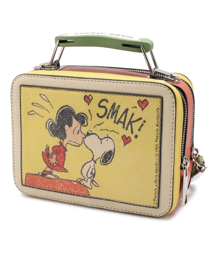 Купить Сумка Marc Jacobs The Mini Box 20 Peanuts X Marc Jacobs Зеленая ...