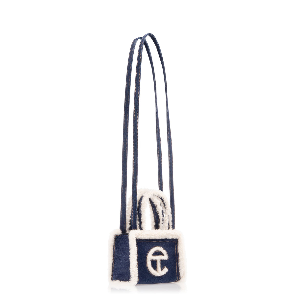 Купить Сумка Ugg X Telfar Bushwick Birkin Темно-синяя в аутлете Фэшн Хаус