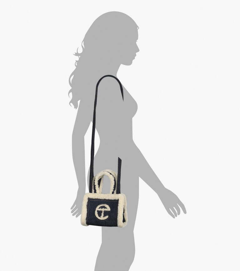 Купить Сумка Ugg X Telfar Bushwick Birkin Темно-синяя в аутлете Фэшн Хаус